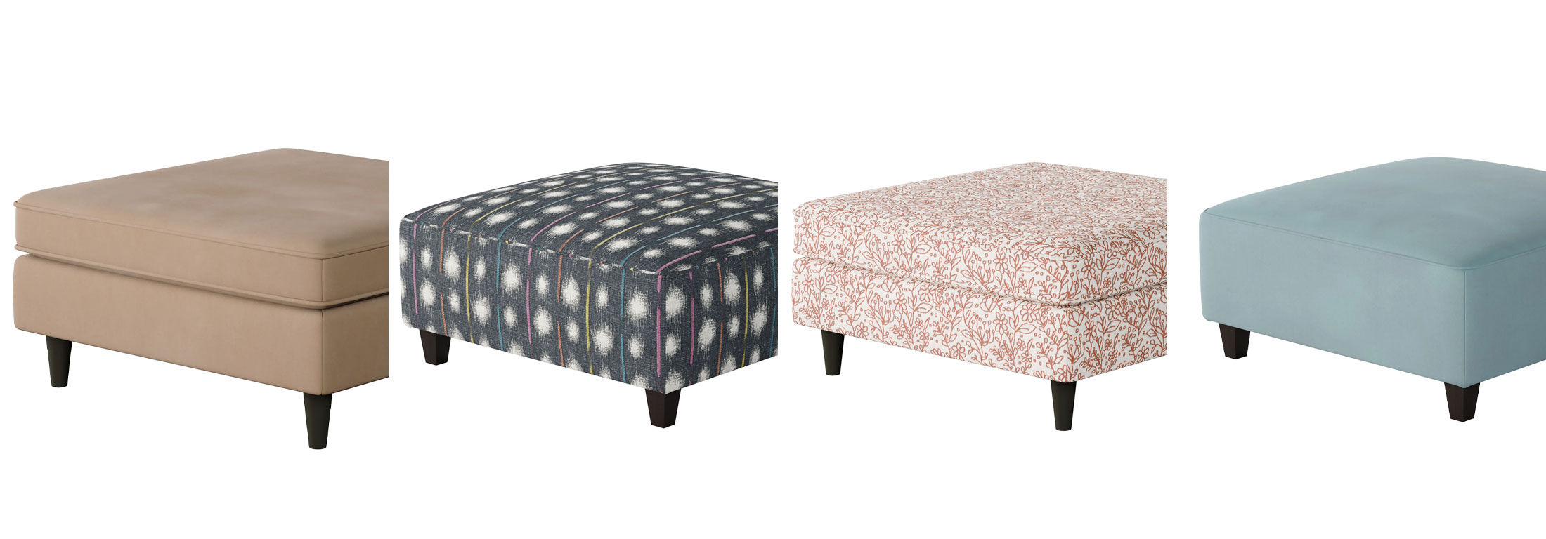 Square Cocktail Ottomans | Sofas and Sectionals