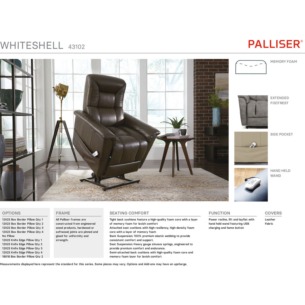 Whiteshell Power Lift Chair (350 Fabrics and Leathers) | Sofas and ...