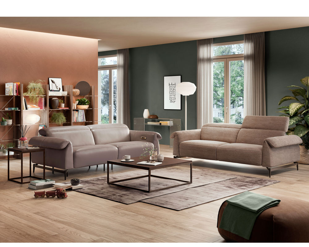 Leggiadro C143 Power Reclining Sofa (81" or 93") +50 leathers | Sofas ...