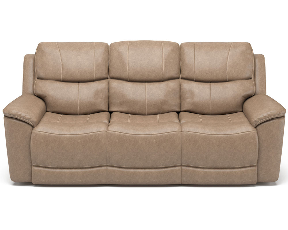 Cade Leather Power Reclining Sofa with Power Headrests and Lumbar (637-80) | Sofas and Sectionals