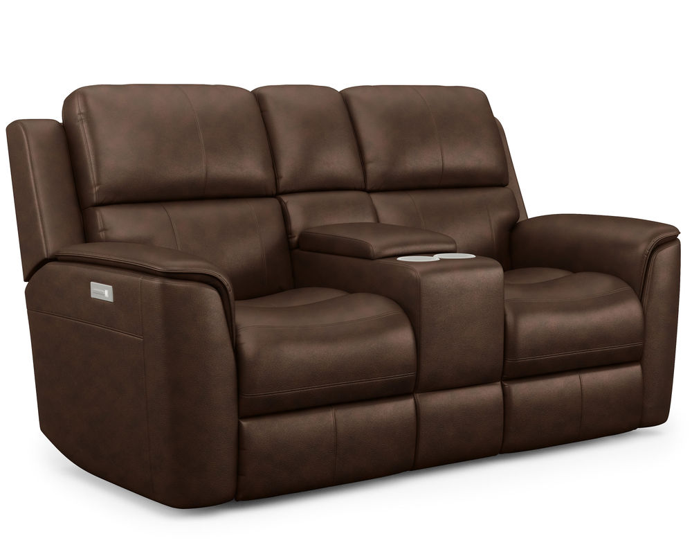 Henry Power Reclining Sofa with Power Headrests and Lumbar (946-71 ...