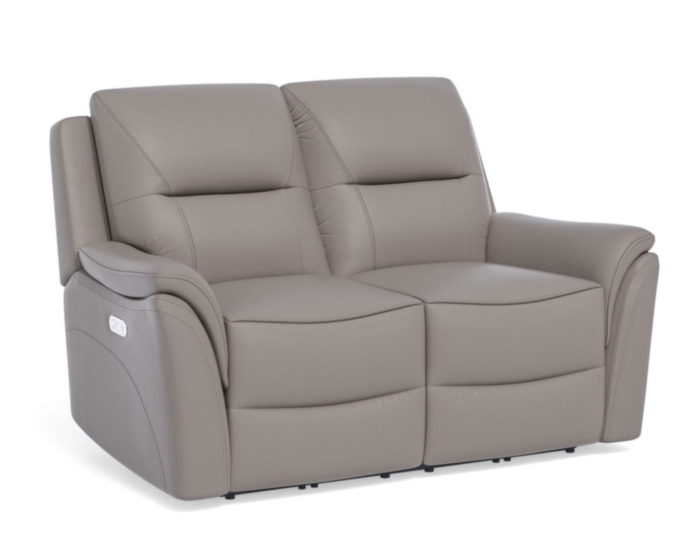 Fallon Leather Power Reclining Sofa with Power Headrests (943-00 ...