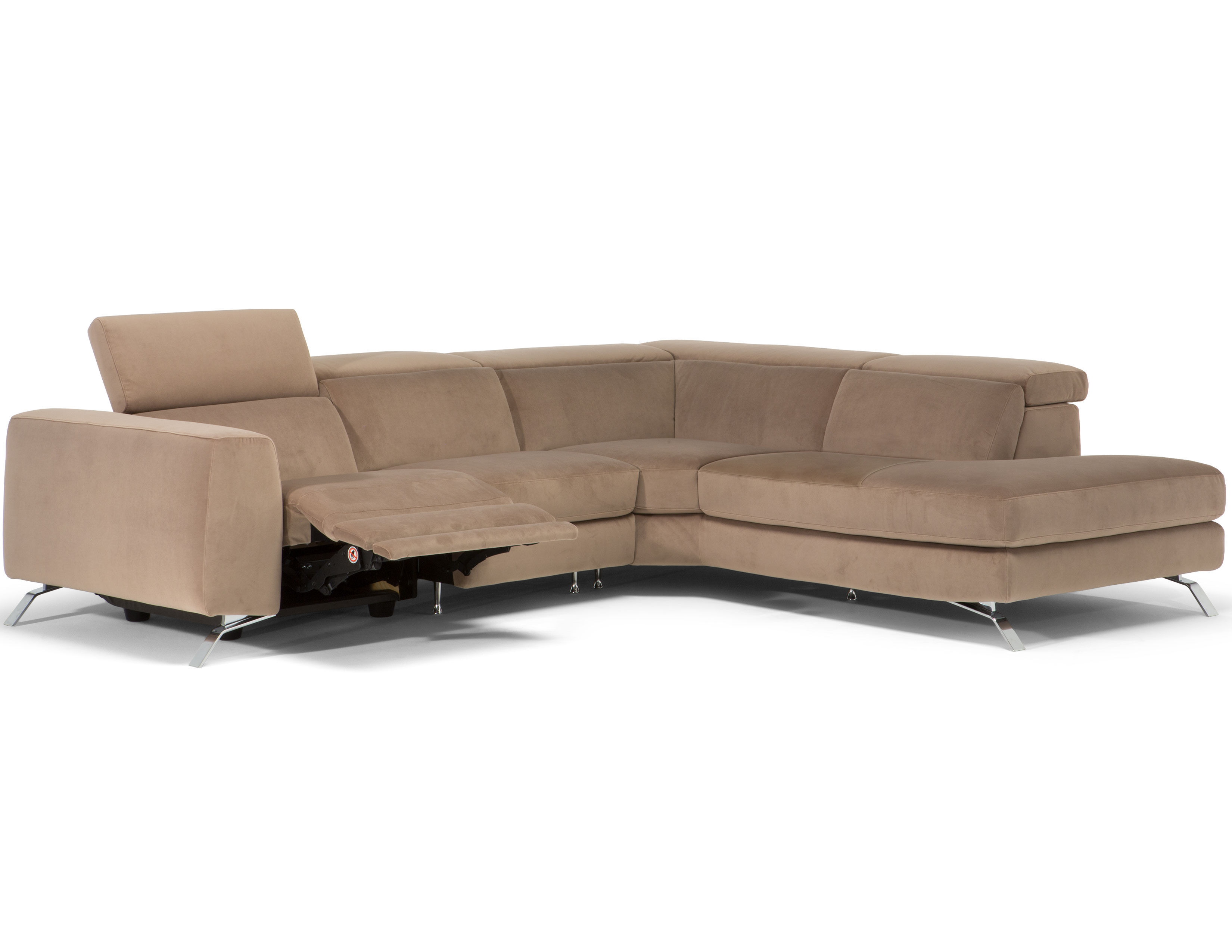 Pensiero B795 Power Reclining Sectional (+45 fabrics) | Sofas and ...