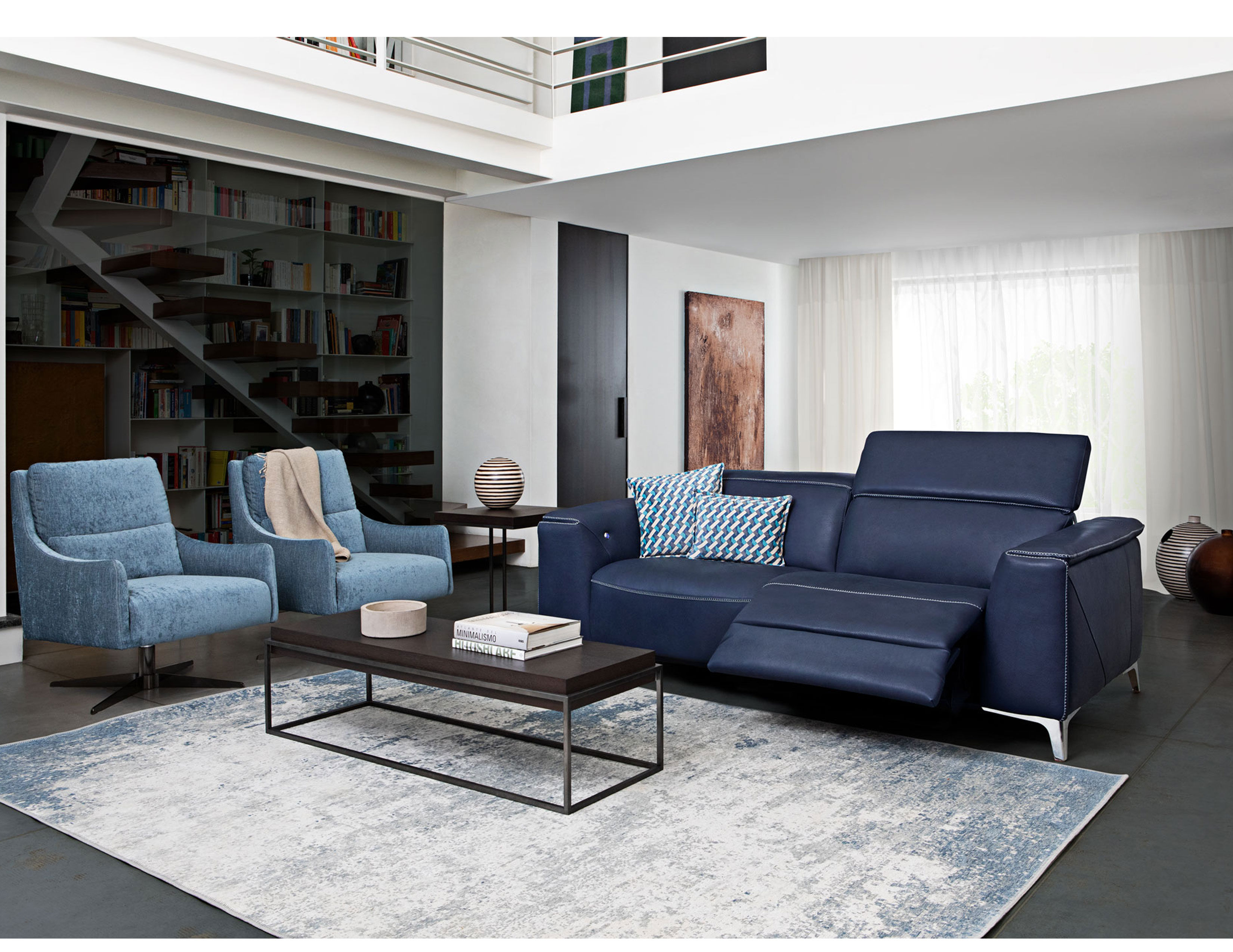 Trionfo C074 Power Headrest Power Lumbar Power Reclining Sofa Sofas and Sectionals