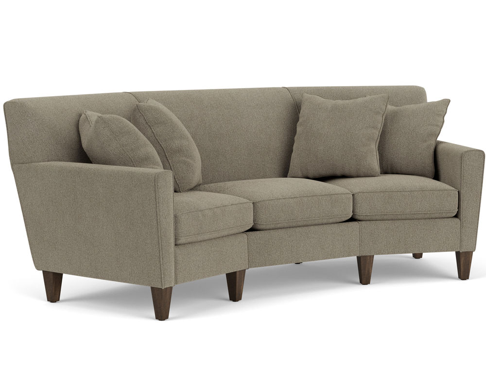 Digby 5966 Conversation Curved Sofa (+100 Fabrics) 96" | Sofas and ...