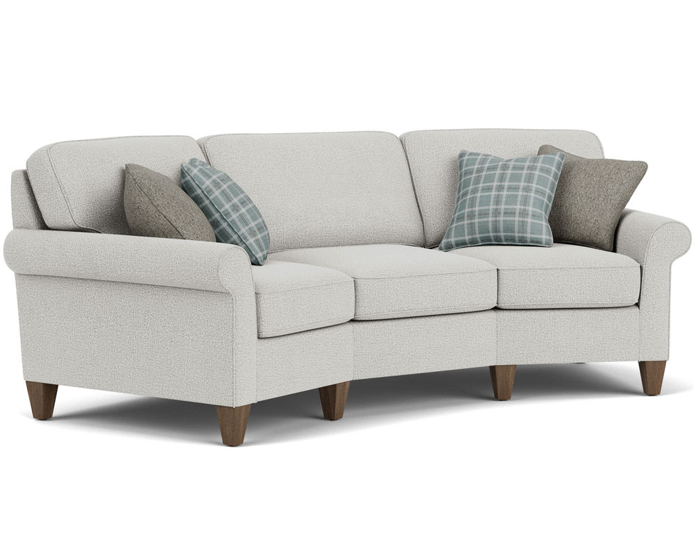 Westside 5979 Curved Conversation Sofa (100+ fabrics) 101" | Sofas and ...