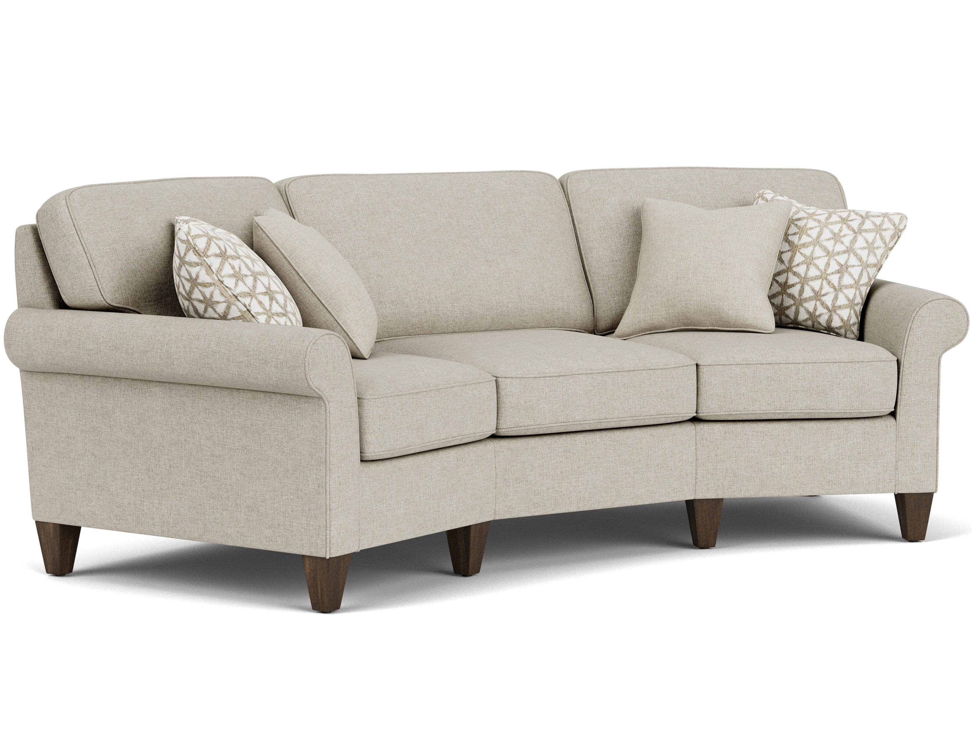 Westside 5979 Curved Conversation Sofa 100 fabrics 101