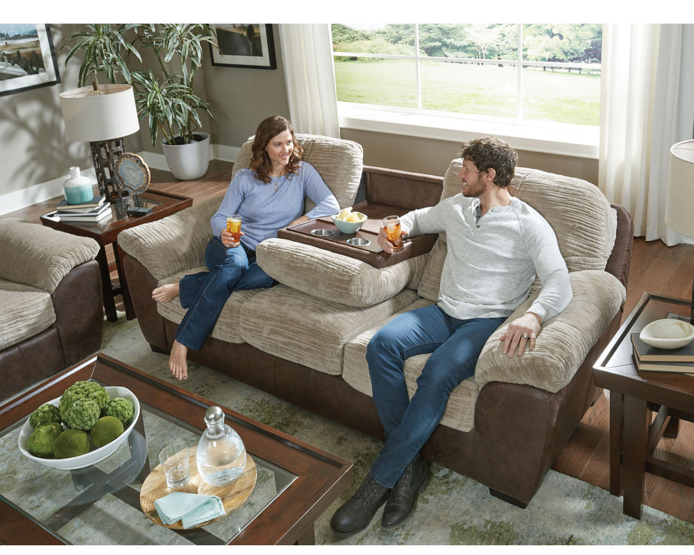McMahon 96" Sofa with Drop Down Table | Sofas and Sectionals