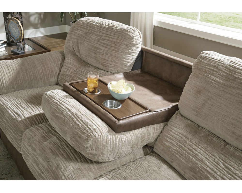 McMahon 96" Sofa with Drop Down Table | Sofas and Sectionals