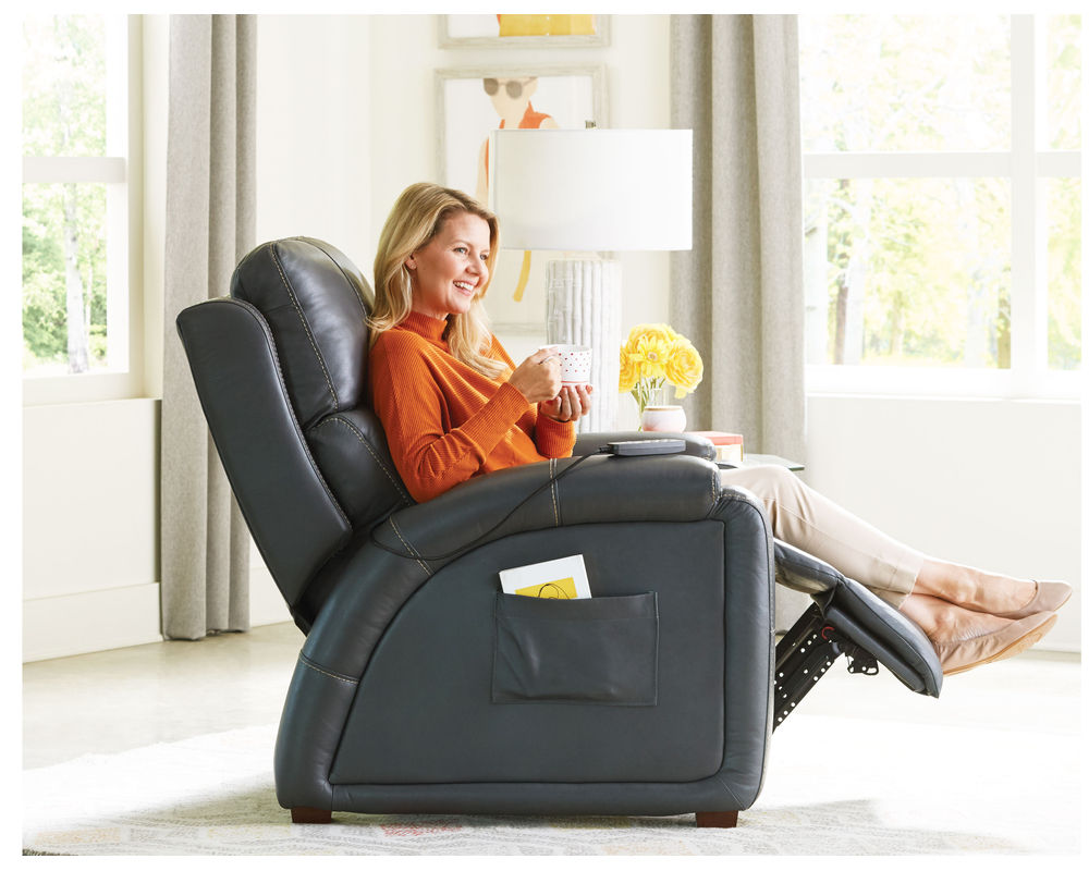 Reliever Power Headrest Power Lay Flat Recliner w/CR3 Heat/Massage ...