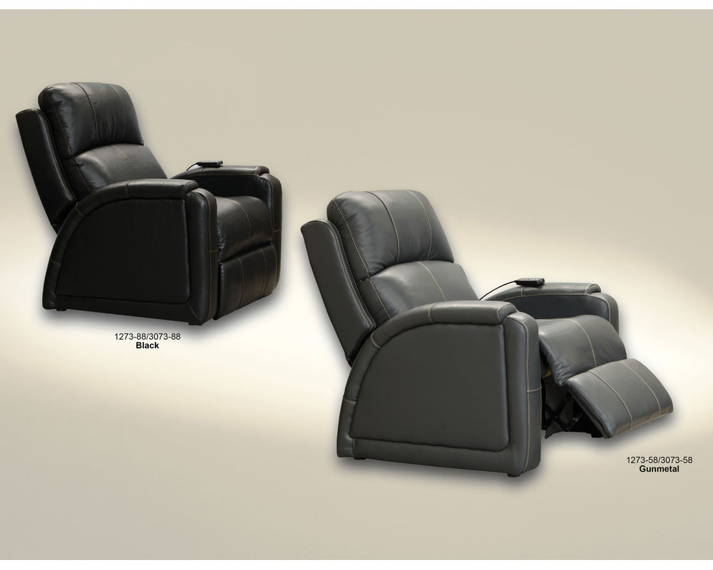 Reliever Power Headrest Power Lay Flat Recliner w/CR3 Heat/Massage ...