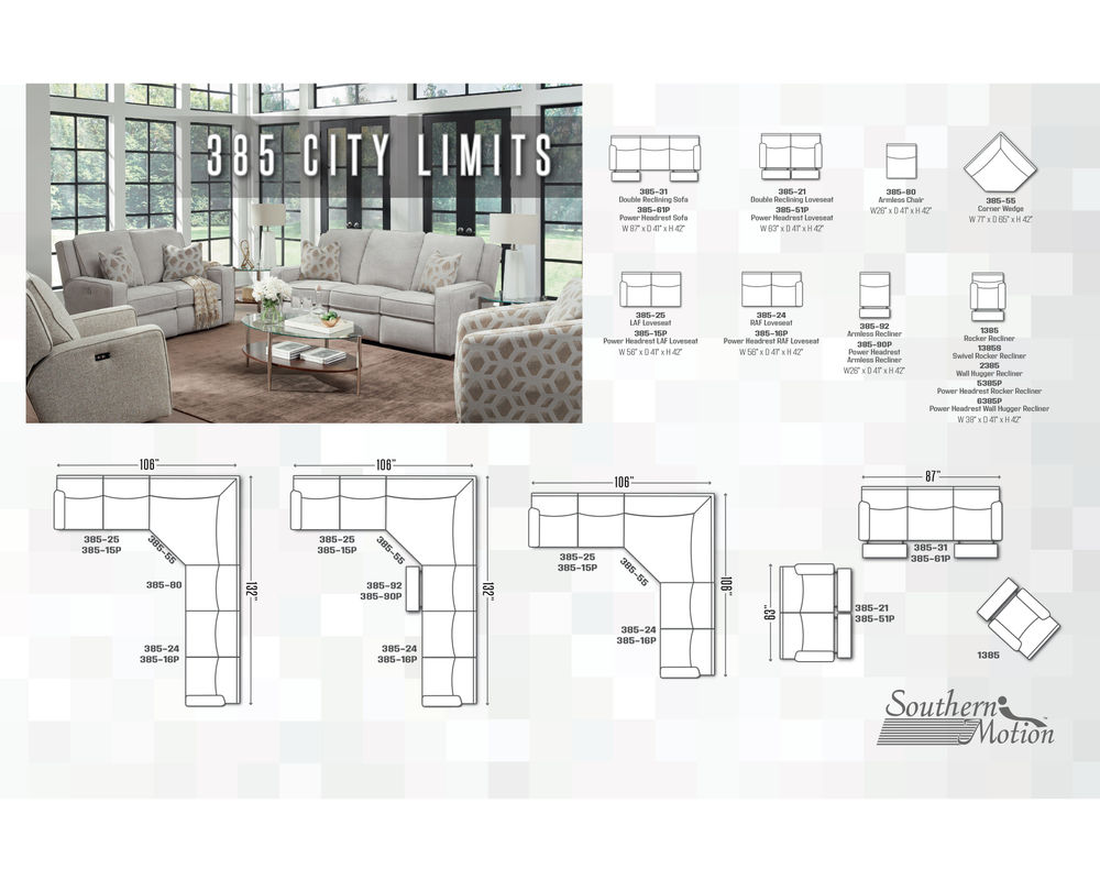 City Limits Modular Reclining Sectional (Colors Available) | Sofas and ...