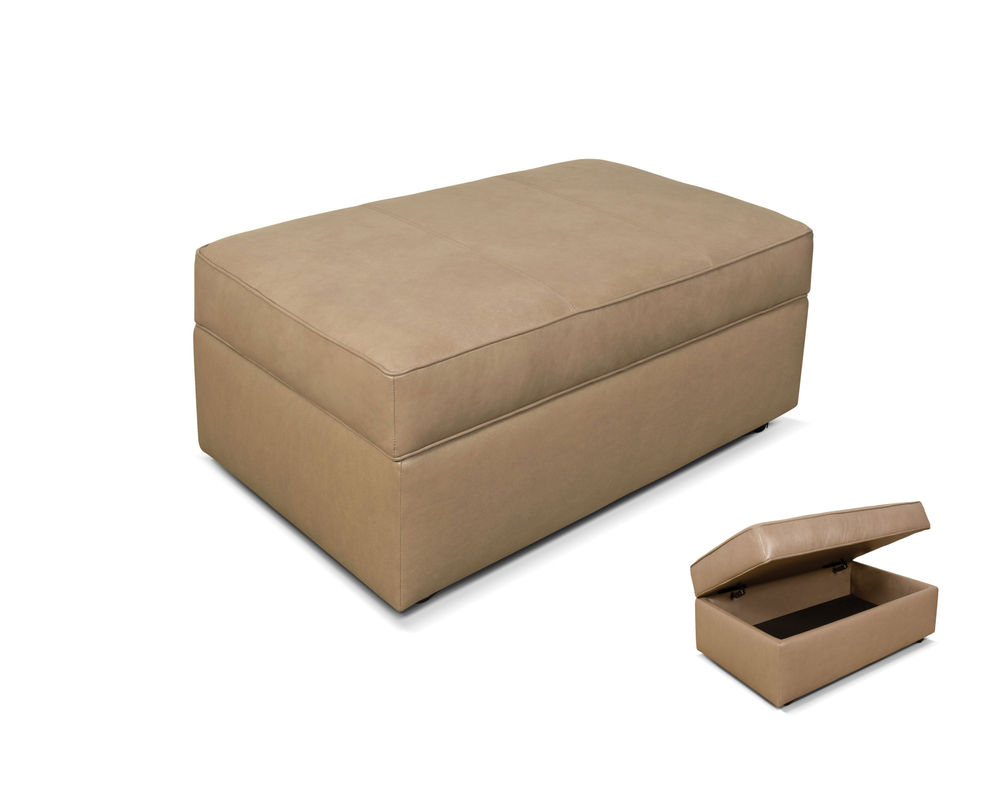 Lachlan Leather 40" x 24" Ottoman (Colors available) | Sofas and Sectionals