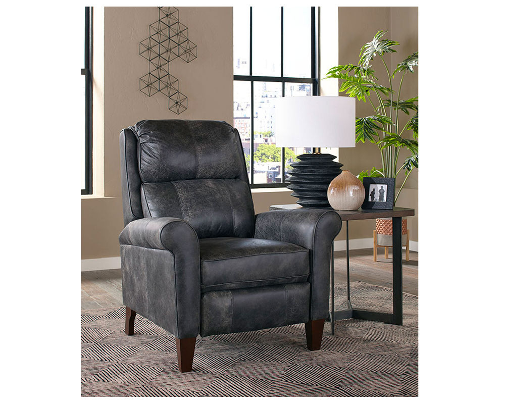 Maddox High Leg Leather Recliner (Colors available) | Sofas and Sectionals