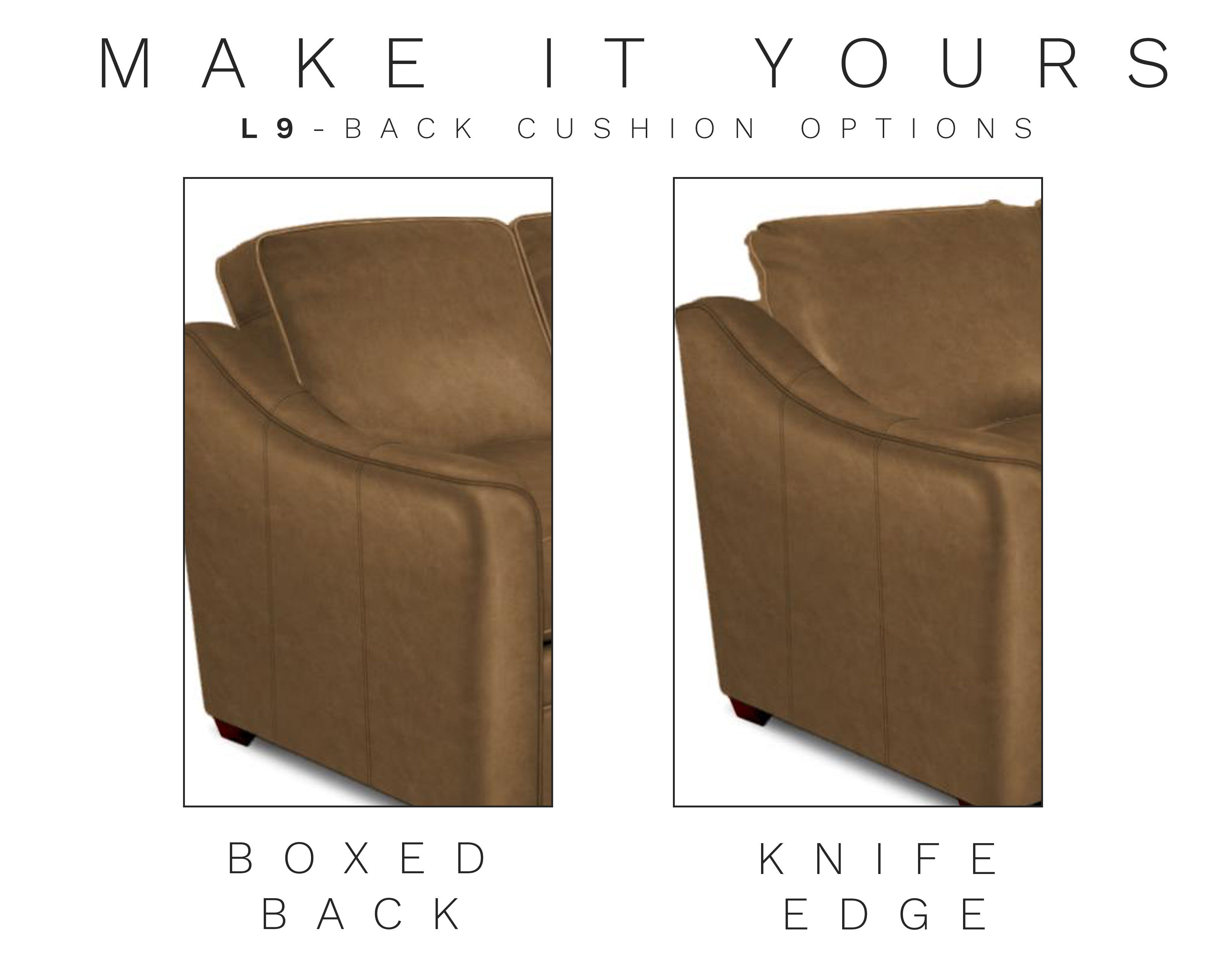 L9 Leather Sectional (+40 colors) Make it Yours | Sofas and Sectionals