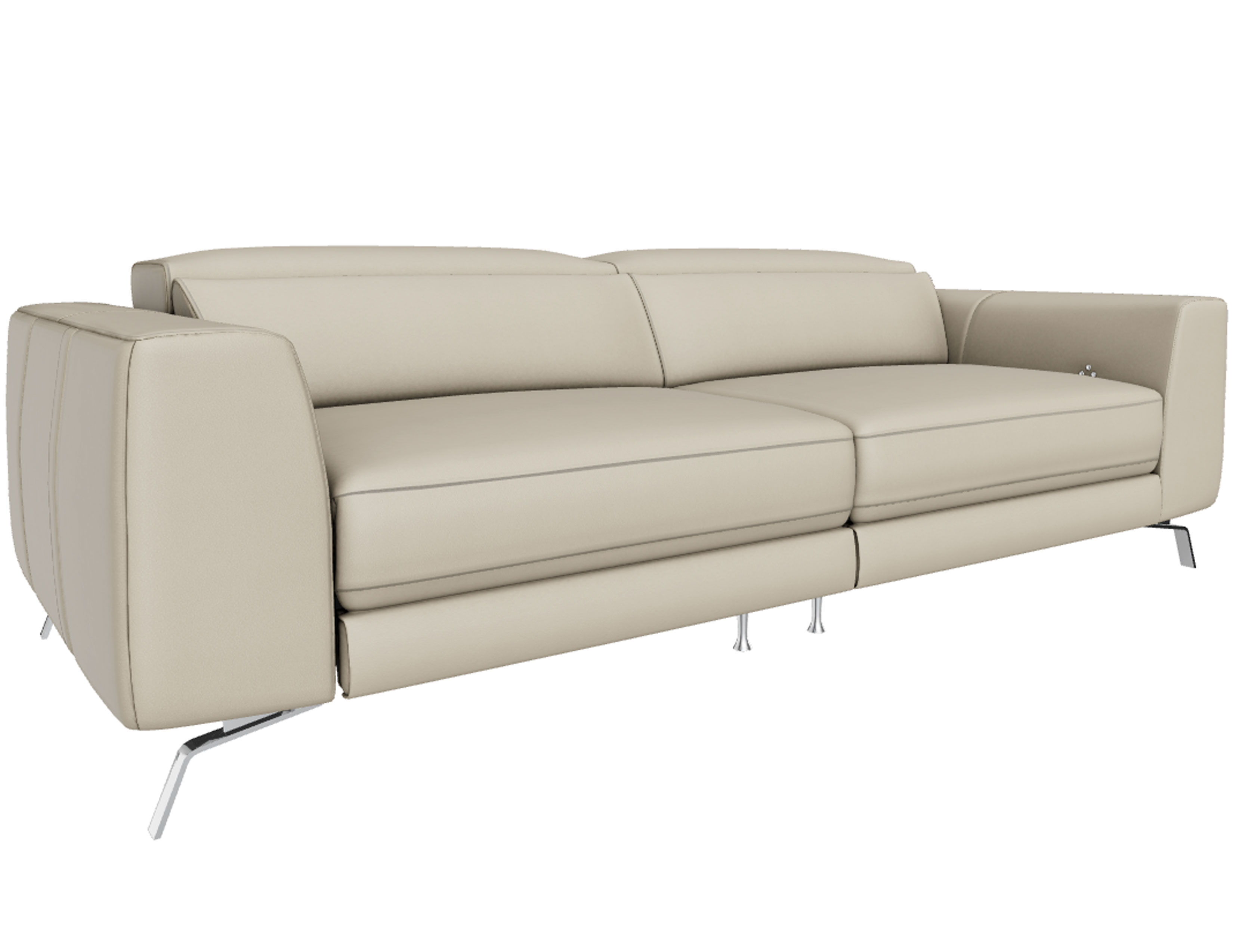 Pensiero B795 Leather Sofa 83 or 93 60 leathers