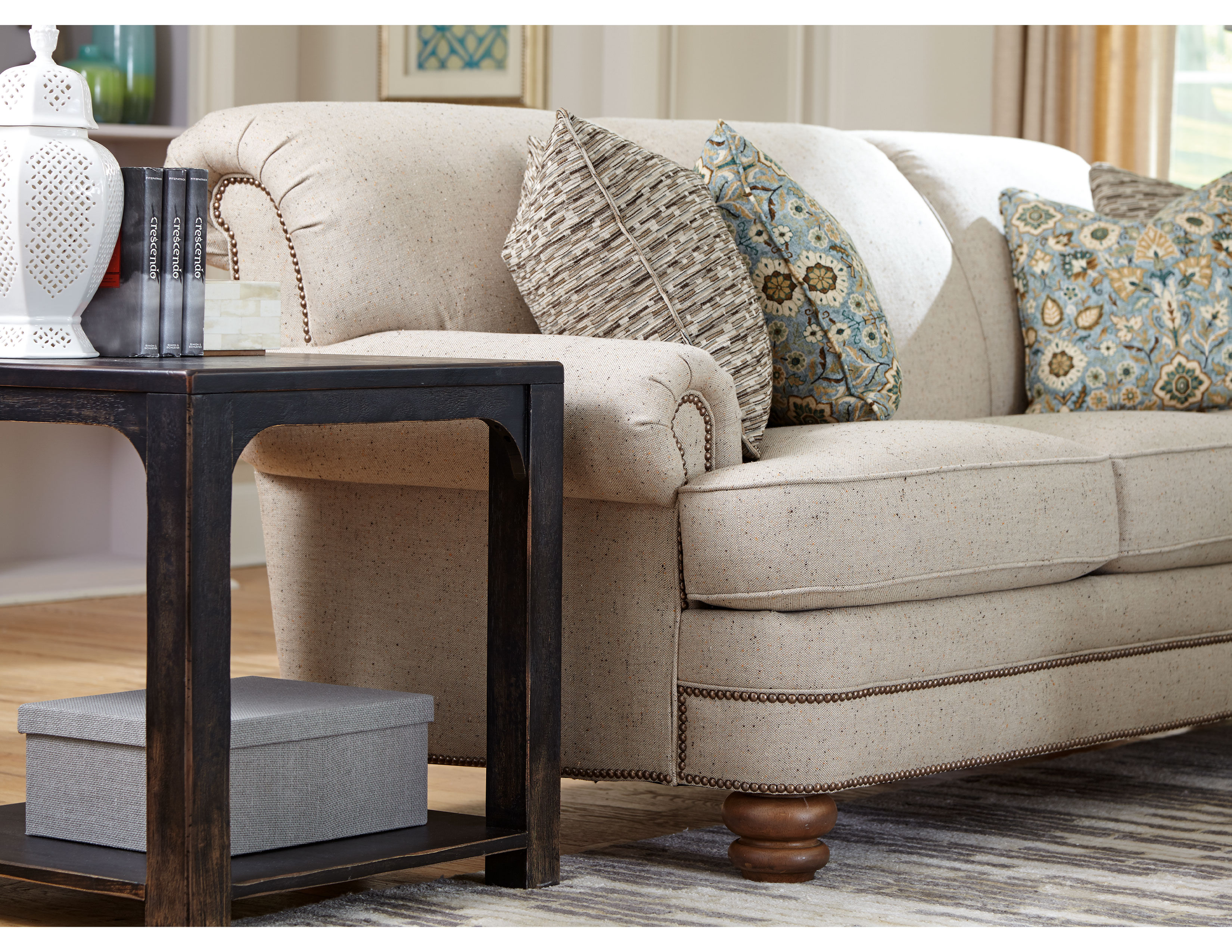 Bay Bridge 7791 Nailhead Sofa 100 fabrics 85 Sofas and Sectionals