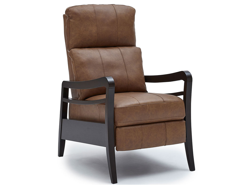 Ryberson High Leg Leather Recliner (+40 leathers) | Sofas and Sectionals