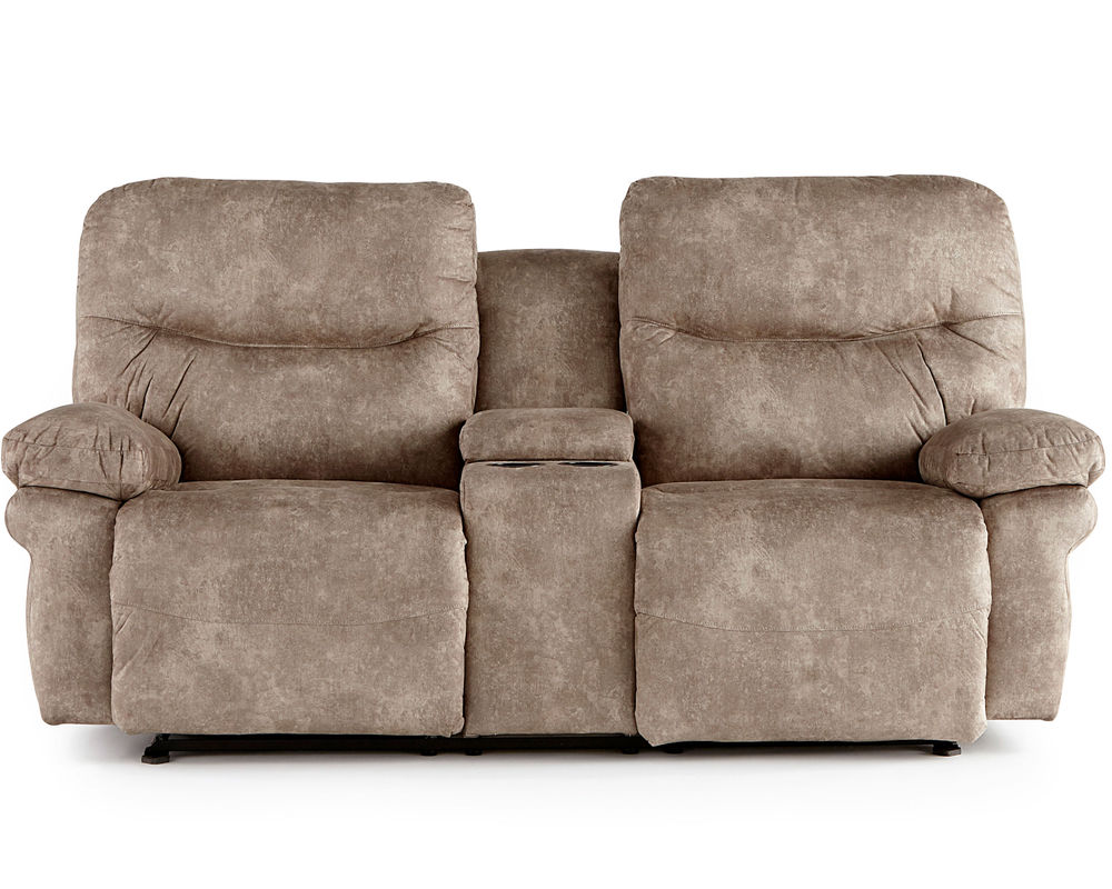 Leya Double Reclining Console Loveseat (+100 fabrics) | Sofas and ...