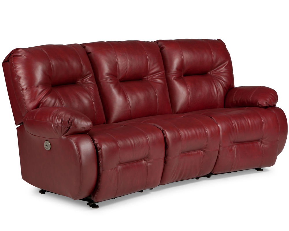 Brinley Double Reclining Leather Sofa (+30 leathers) 91" | Sofas and ...