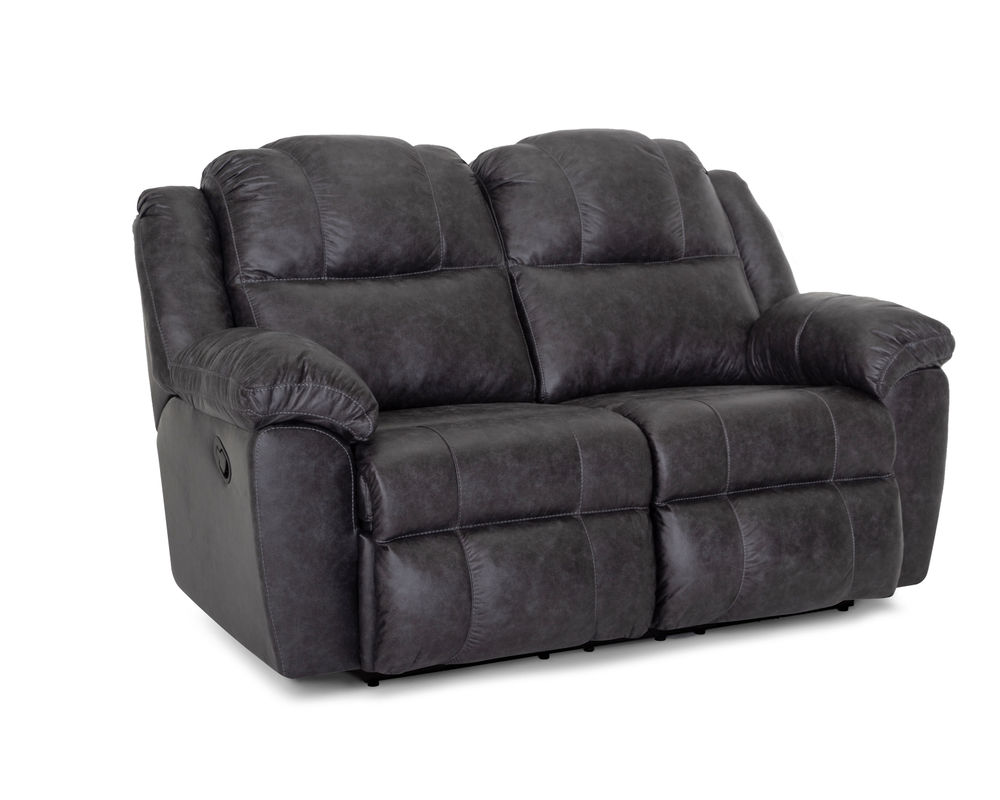 Castello 692 Dual Reclining Sofa (+2 colors) leather like fabric ...