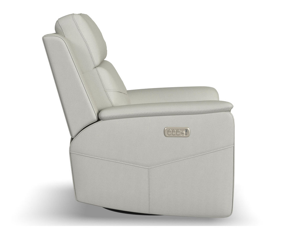 Vernon Triple Power Zero Gravity Reclining Console Loveseat w/ Heat and ...