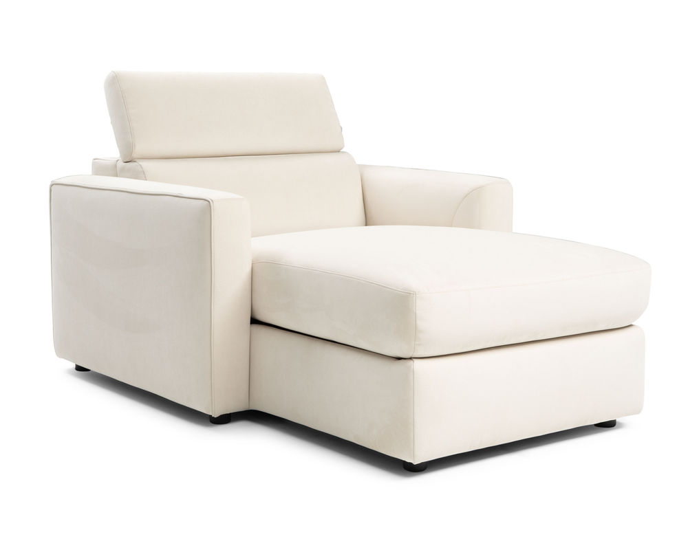 Piacevole C161 Storage Chaise Lounge (+50 leathers) | Sofas and Sectionals