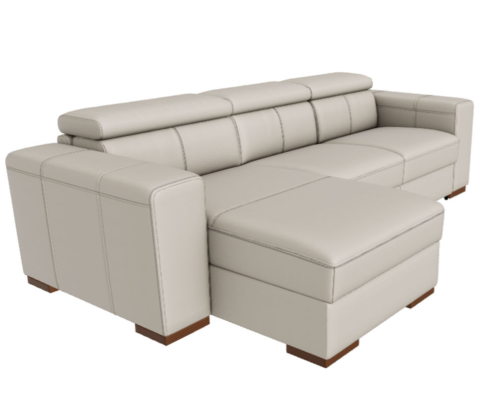 Piacevole C161 Sleeper Sectional (+50 leathers) | Sofas and Sectionals