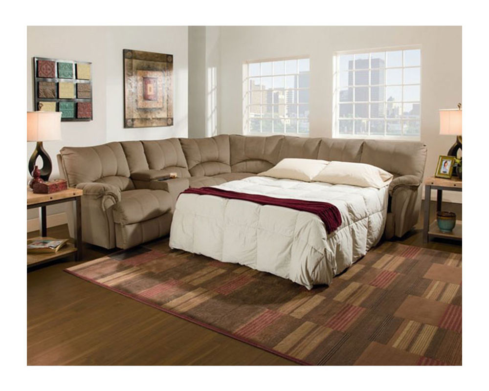 Alpine Reclining Sleeper Sectional 204 | Sofas and Sectionals