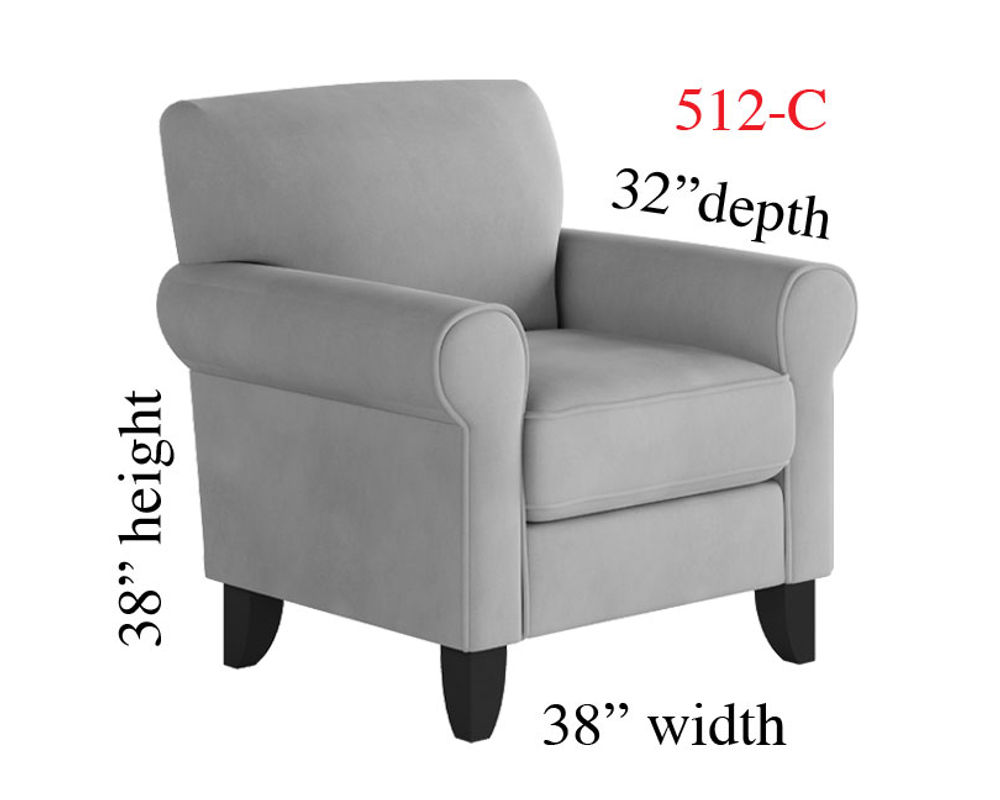 Theron Indigo Accent Chairs (eight styles available) | Sofas and Sectionals