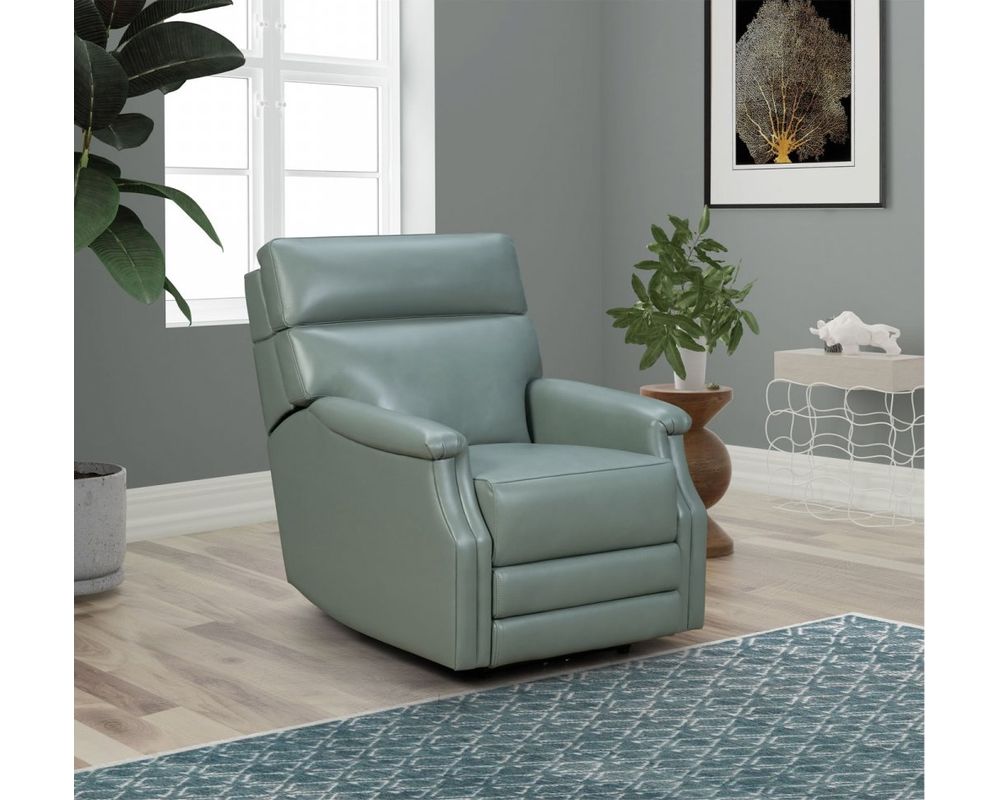 Luca Power Recliner w/ "Heads-Up" Power Forward Head Rest (Dove) In ...