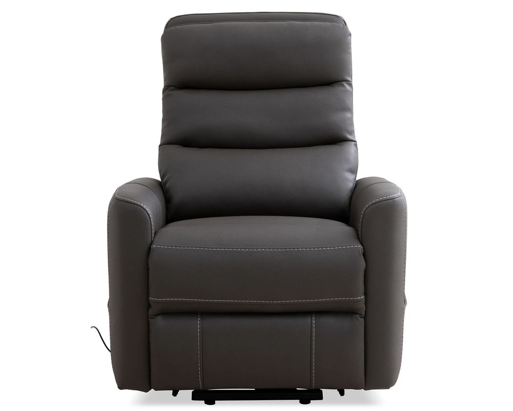 Hercules Power Lift Recliner with Articulating Headrest Haze (350 lbs ...