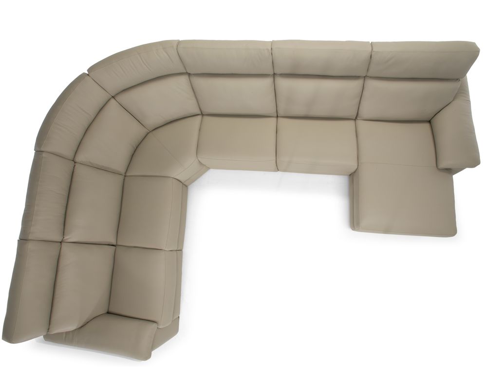 Estremo C216 Stationary Sectional (+50 leathers) | Sofas and Sectionals