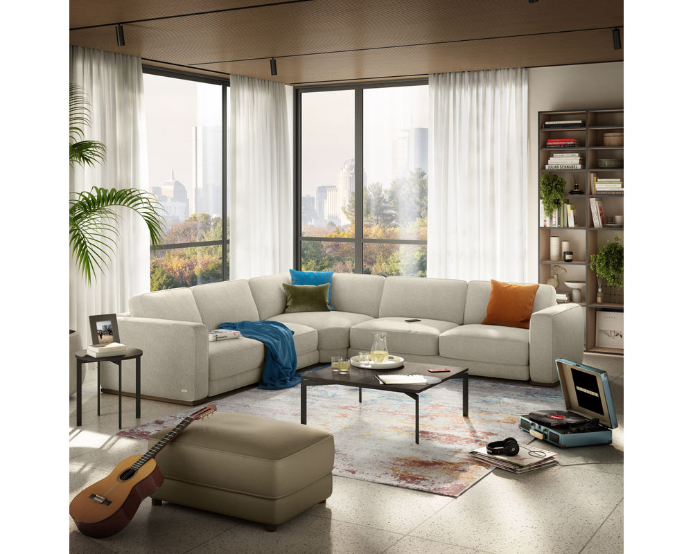 Boston C259 Stationary Sectional (+50 fabrics) | Sofas and Sectionals