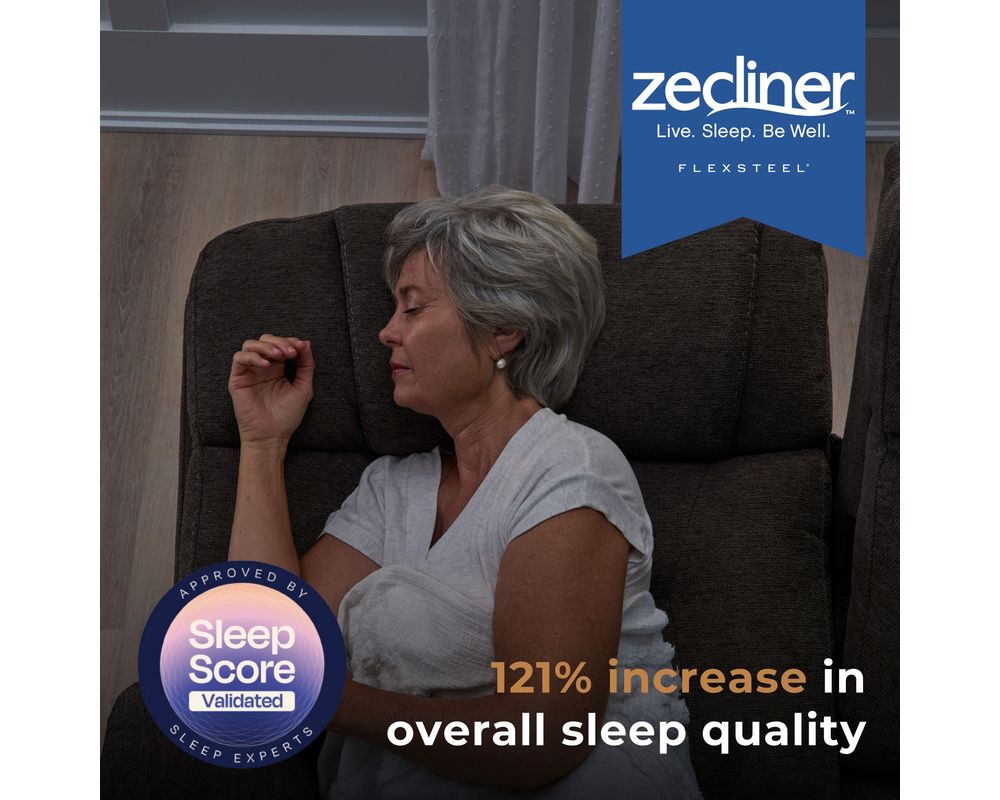 Zecliner 1092 Triple Power Lift Sleep Recliner with Heat and Massage (6 ...