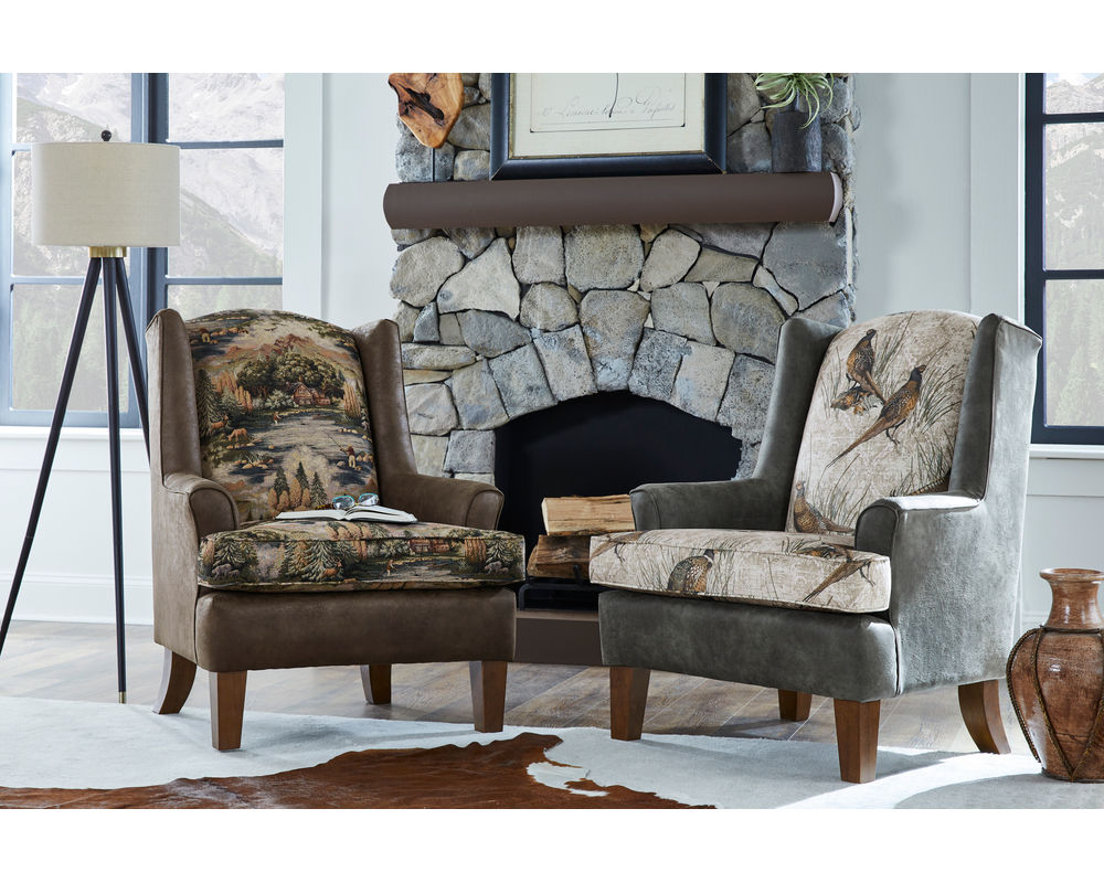 🎣 Andrea Wingback Chair (FS1) | Sofas and Sectionals
