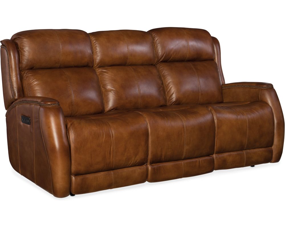 Emerson Leather Power Headrest Power Reclining Sofa (81") | Sofas and ...