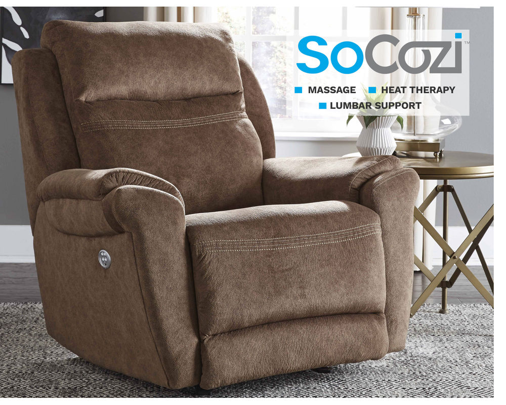 Gold Medal Rocker Recliner w/ Massage + Heat + Lumbar + Free Power ...