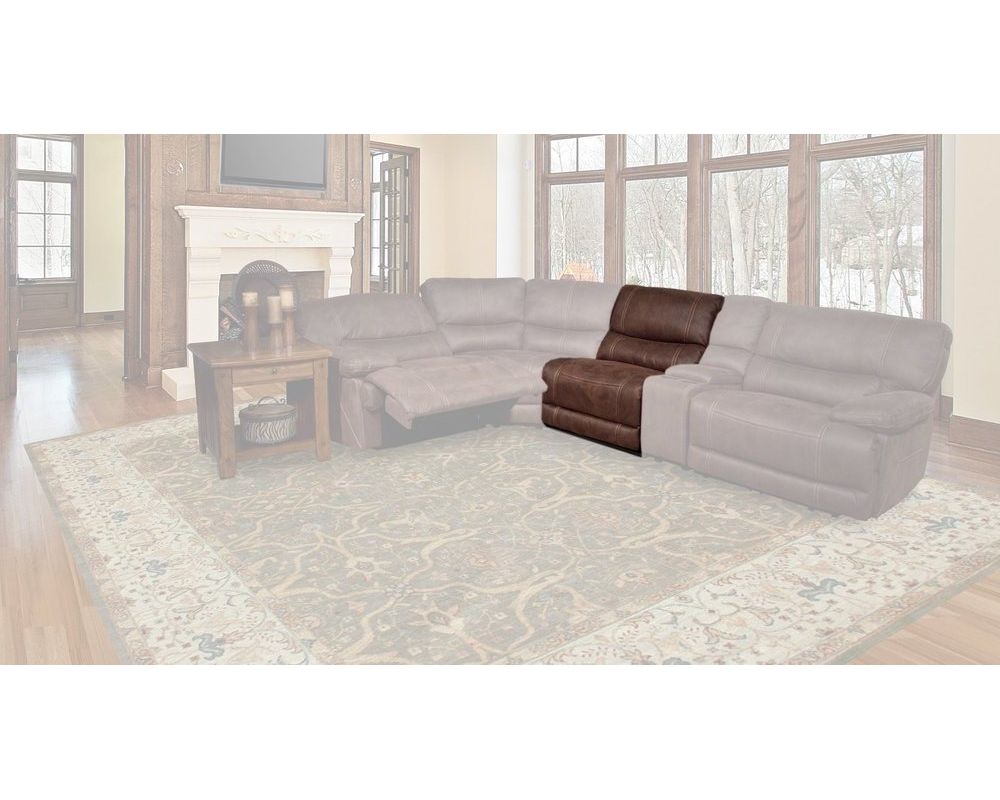 Pegasus Dark Kahlua Power Reclining Sectional | Sofas and Sectionals