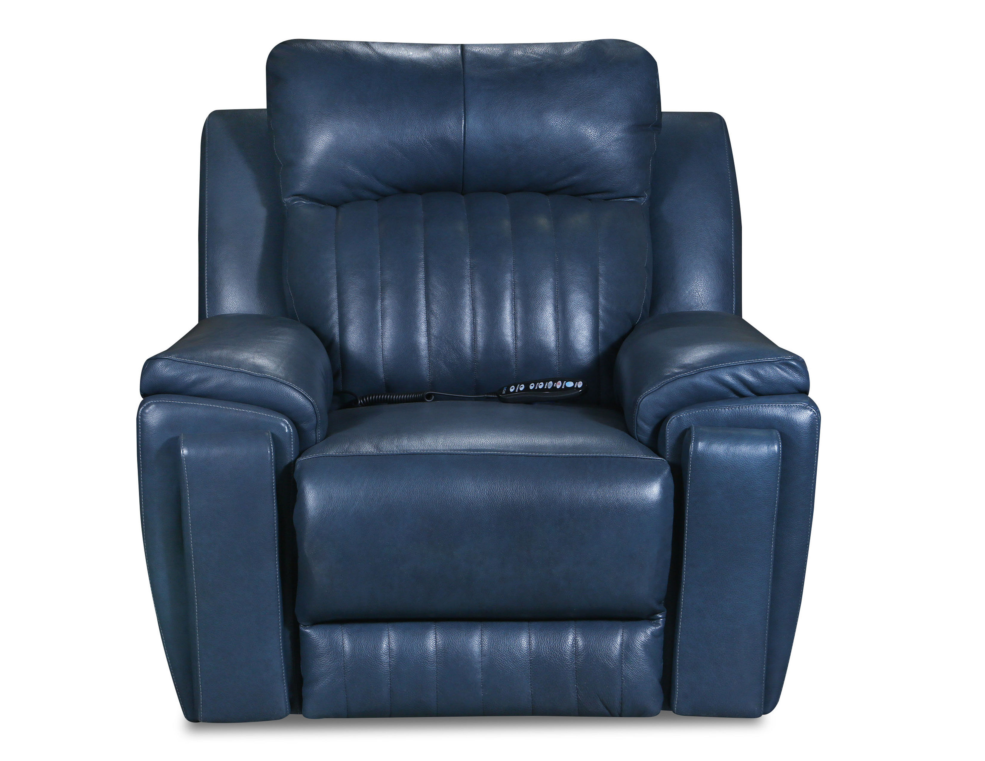 Silver Screen Reclining Sofa w/ Massage + Heat + Lumbar + Free Power ...