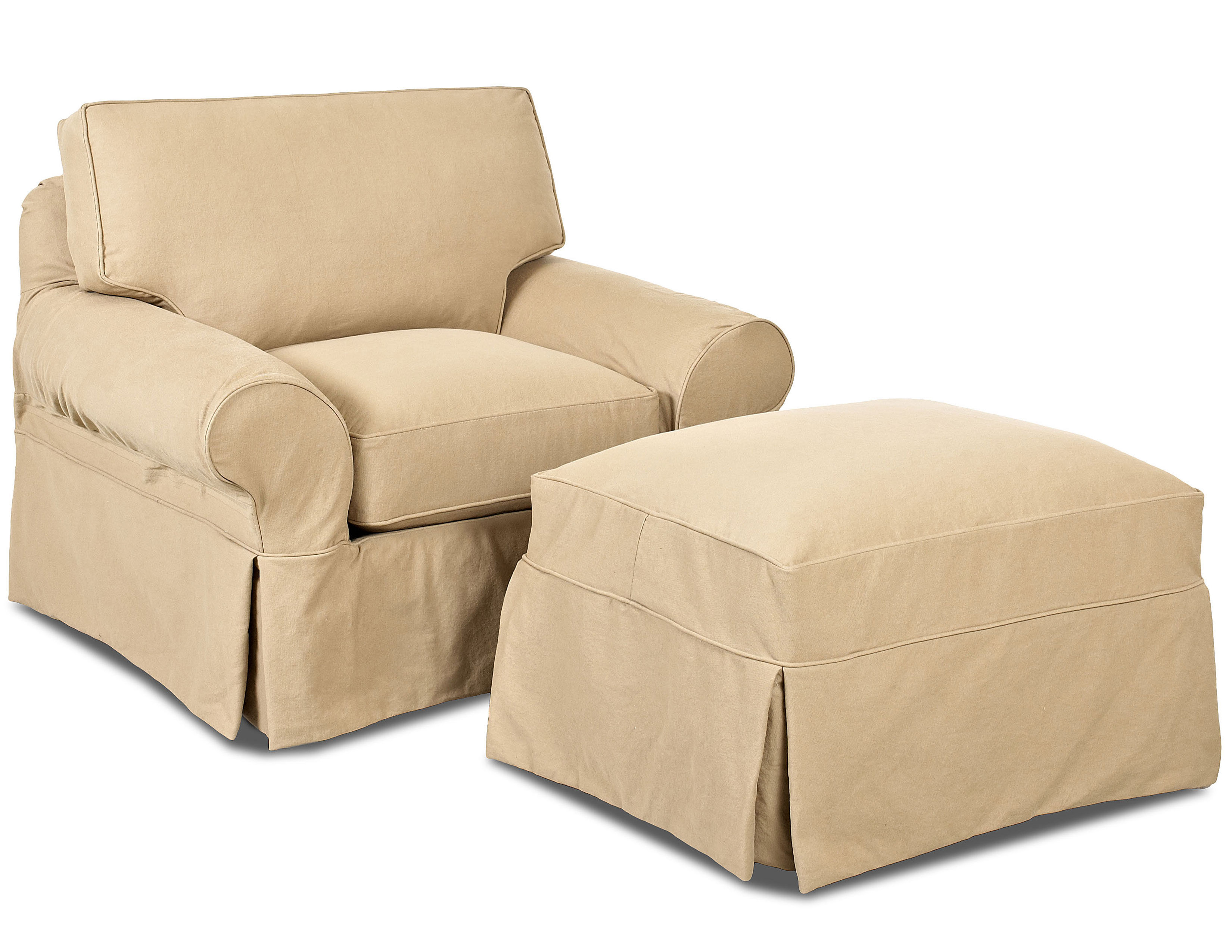 Patterns Slipcover Sofa with Down Cushions (88") Made to order fabrics ...