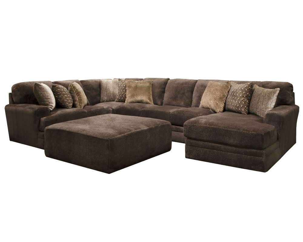 Mammoth Modular Sectional in Chocolate (15 Pieces Available) 2 colors ...