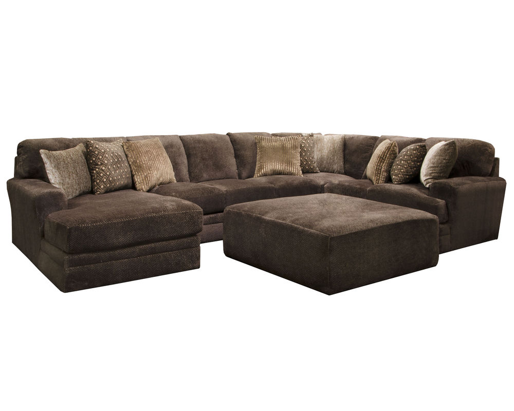 Mammoth Modular Sectional in Chocolate (15 Pieces Available) 2 colors ...