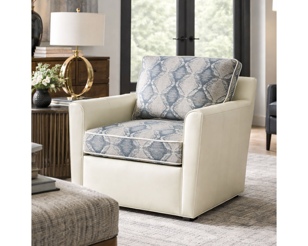 Bradington Young Manning 773 Chair (12 leathers) 8-Way Hand Tied ...