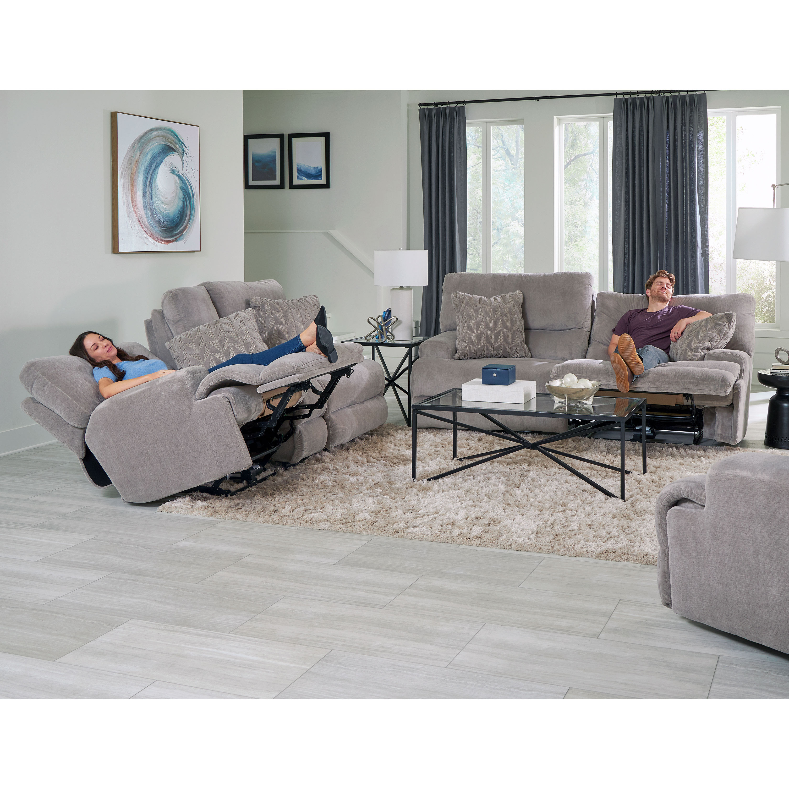 Renaldo Lay-Flat 93" Power Reclining Sofa (Zero gravity) | Sofas and ...